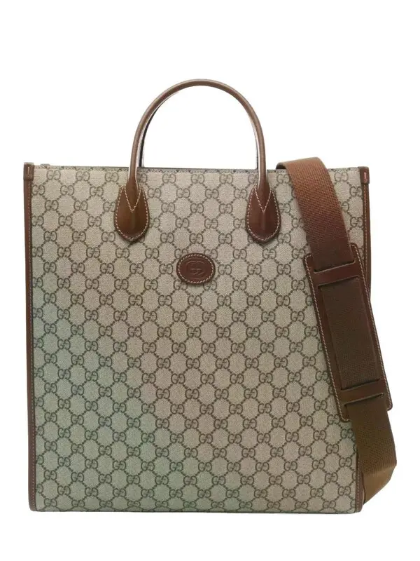 Gucci 2010s Gg Monogram Tote Bag - Neutrals