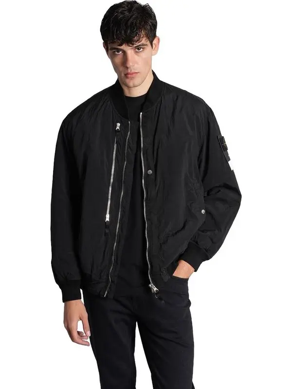 Stone Island Bomber Jacket - Black