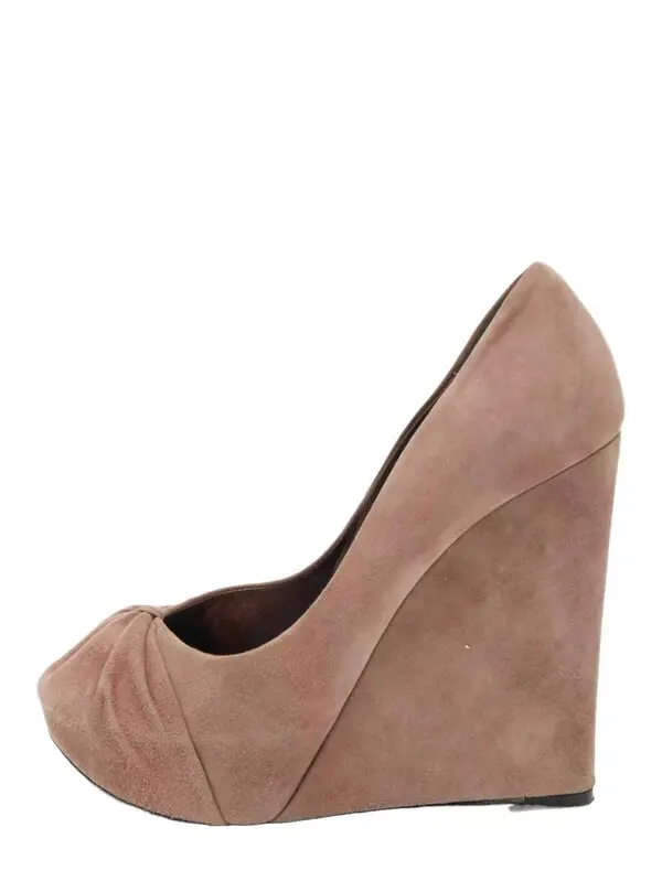 GINA 130mm Suede Pumps - Pink