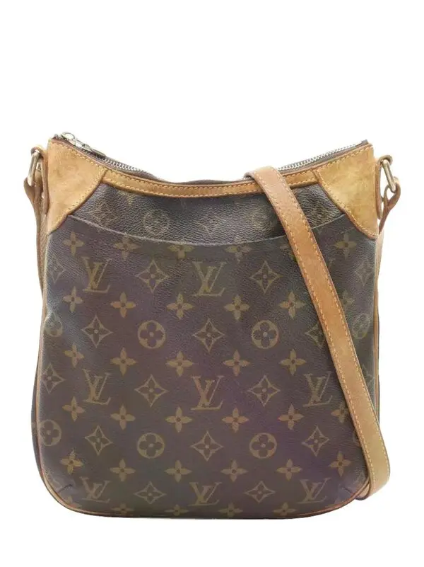 LOUIS VUITTON 2009 Odeon Pm Monogram Crossbody Bag - Brown