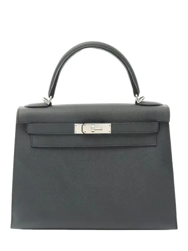Hermès Kelly 28 Two-way Handbag - Grey