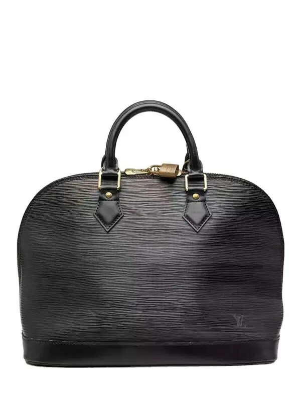 LOUIS VUITTON 1998 Epi Alma Pm Handbag - Black