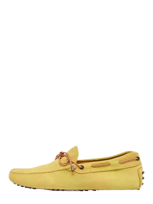 TOD'S Leather Loafers - Yellow