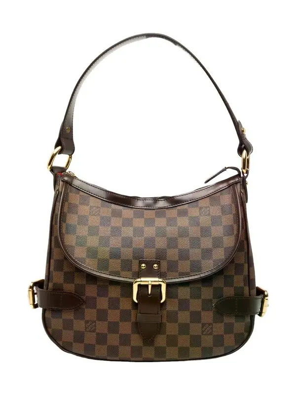 LOUIS VUITTON 2006 Damier Ebene Highbury Shoulder Bag - Brown