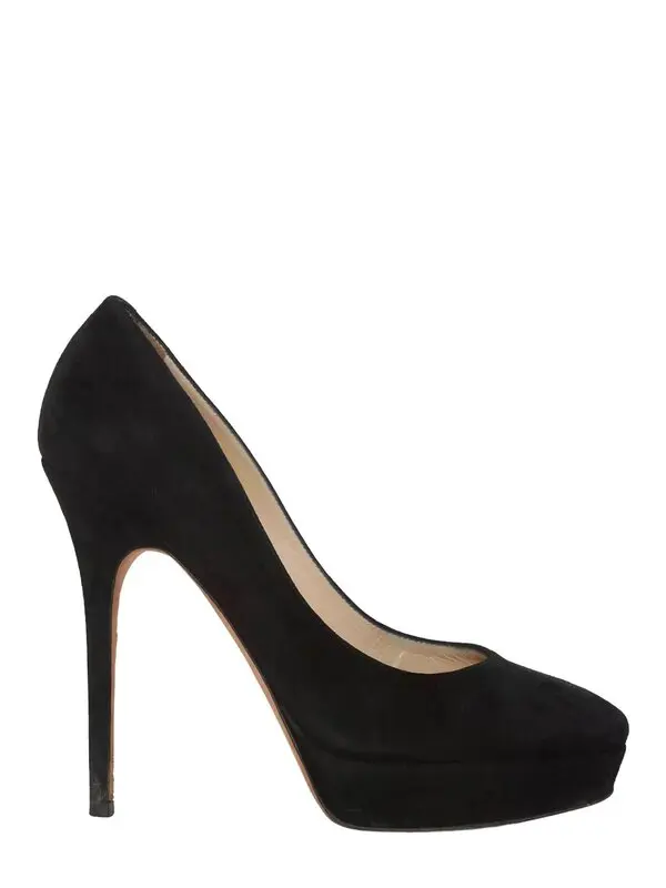 JIMMY CHOO 130mm Suede Heeled Pumps - Black