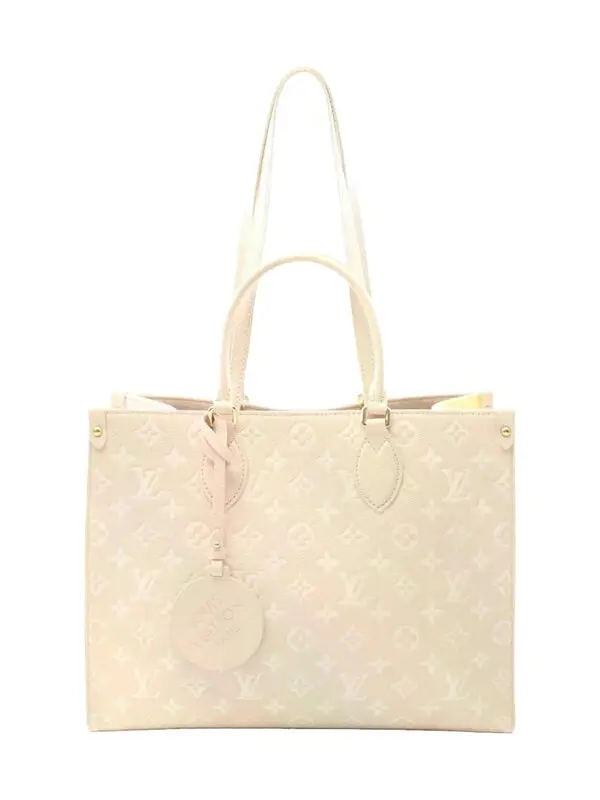 LOUIS VUITTON 2021 On The Go Mm Monogram Empreinte Handbag - Pink