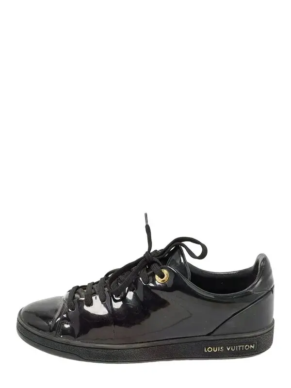 LOUIS VUITTON Leather Sneakers - Black