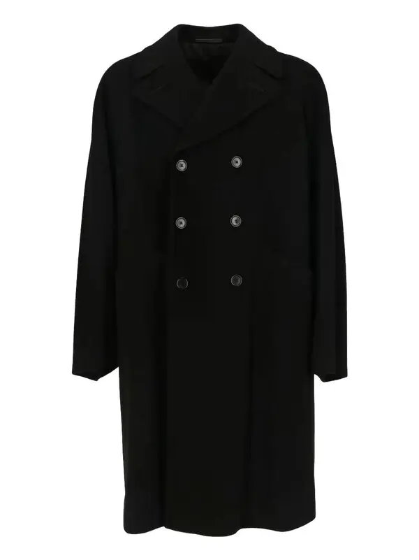 ROMEO GIGLI 1990s Double-breasted Coat - Black