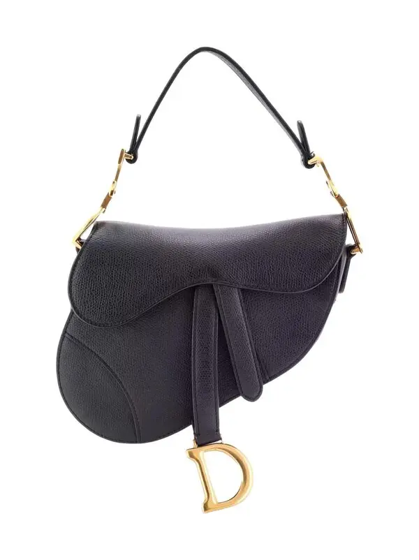 Dior Saddle Mini Shoulder Bag - Black