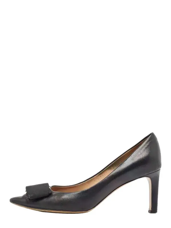 FERRAGAMO 80mm Vara Bow Pumps - Black