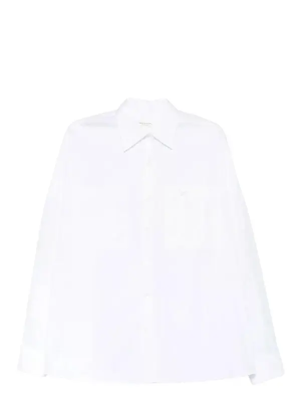 Dries Van Noten 2010s Cotton Shirt - White