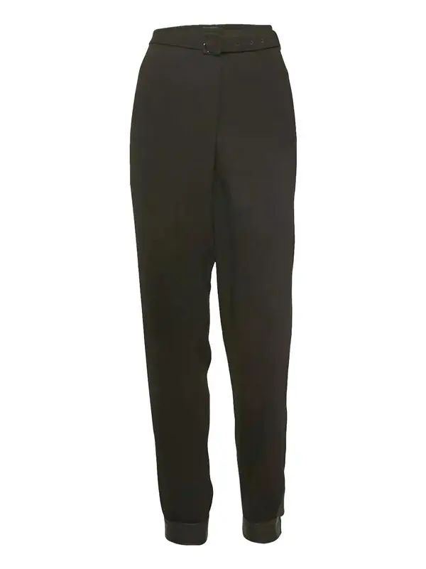 JOSEPH Belted Trousers - Black