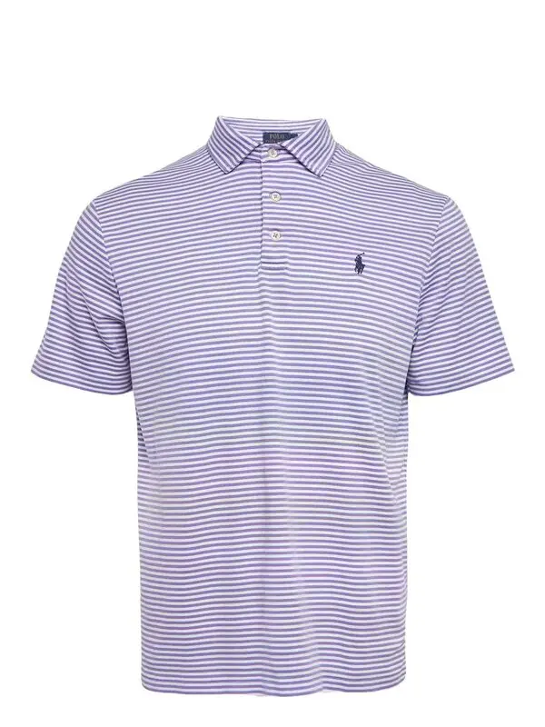 Polo Ralph Lauren Striped Polo Shirt - Purple