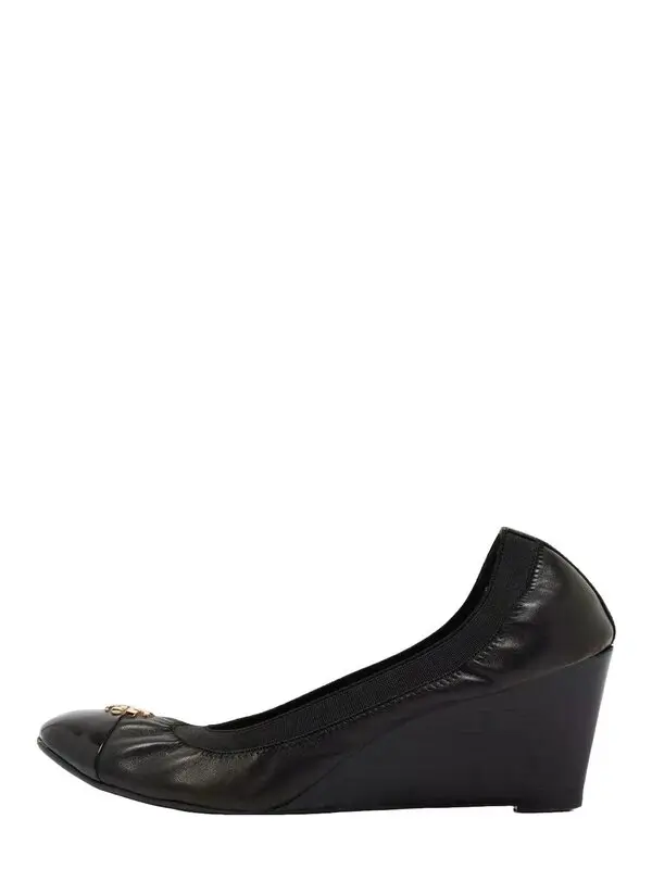 Tory Burch 75mm Jolie Wedge Pumps - Black