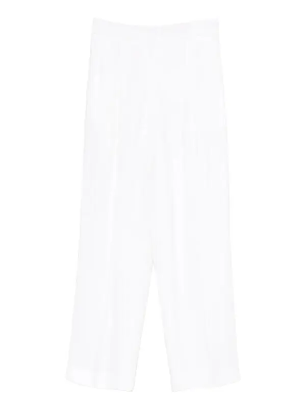 Emilio Pucci 2010s Pleat-detail Trousers - White