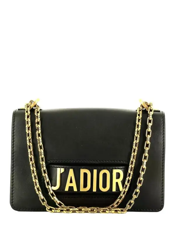 Dior J'adior Leather Shoulder Bag - Black