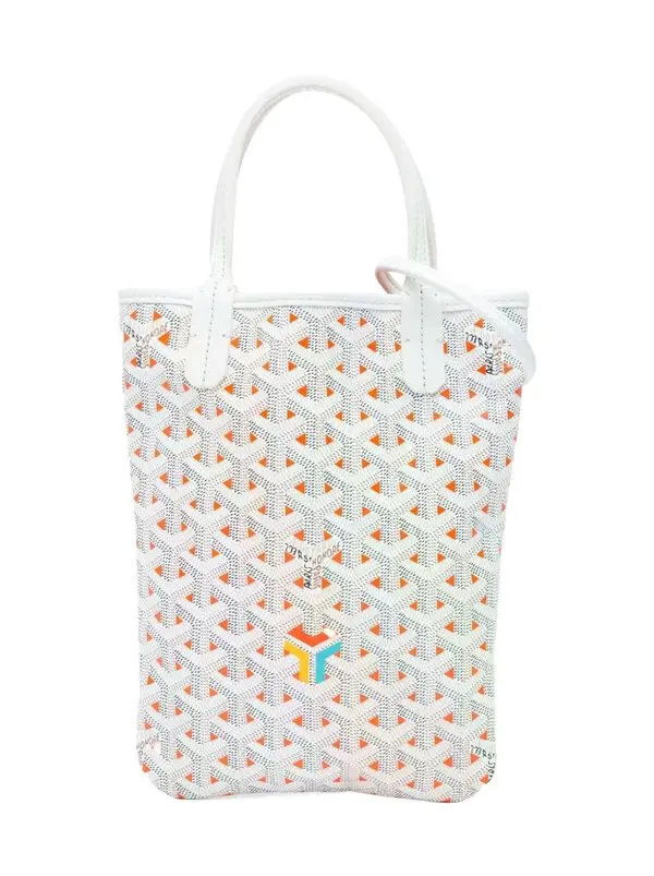 Goyard 2022 Ine Poitiers Claire Voie Satchel - White