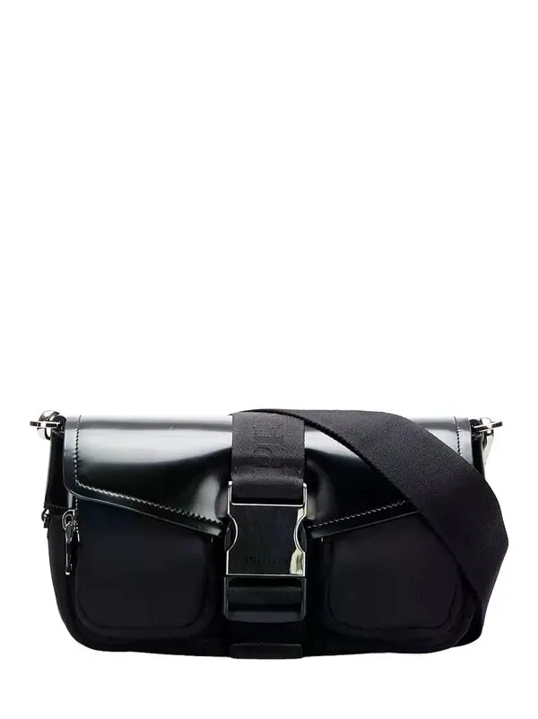 Prada Re-nylon Crossbody Bag - Black