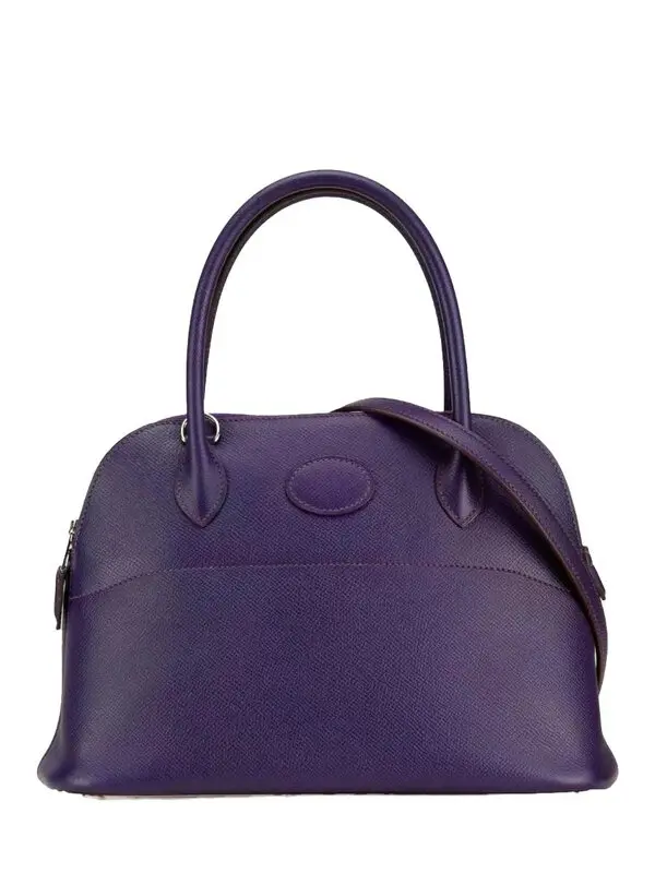 Hermès 2010 Epsom Bolide 27 Satchel - Purple