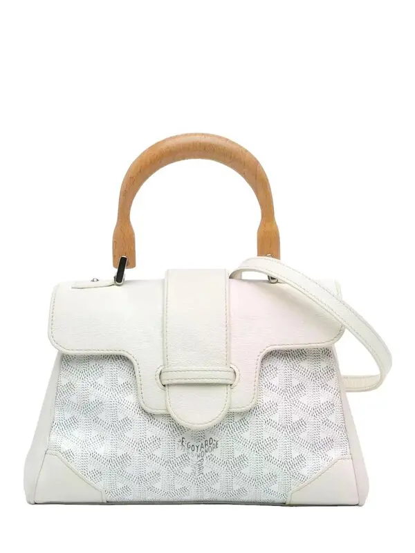 Goyard Mini Saigon Souple Satchel - White