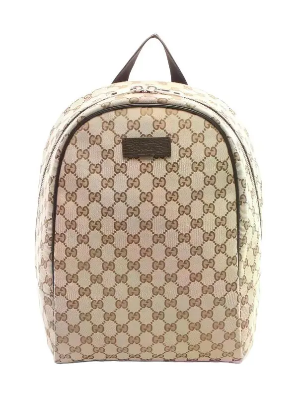 Gucci 2010s Gg Canvas Monogram Backpack - Neutrals