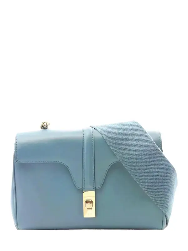 Celine 2022 Teen Soft 16 Crossbody Bag - Blue