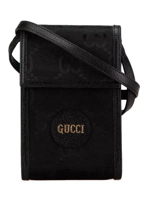 Gucci 2016-2024 Mini Gg Nylon Off The Grid Crossbody Bag - Black