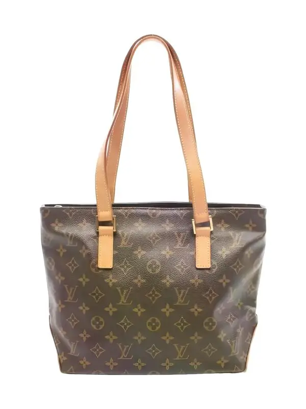 LOUIS VUITTON 2002 Piano Monogram Tote Bag - Brown
