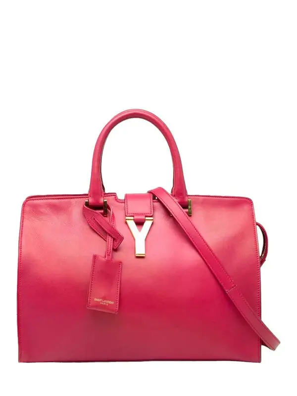Saint Laurent 2013 Small Cabas Chyc Satchel - Pink