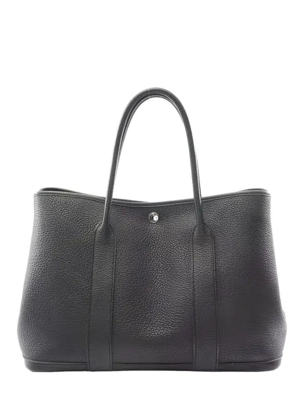 Hermès Garden Party Pm Leather Tote Bag - Black