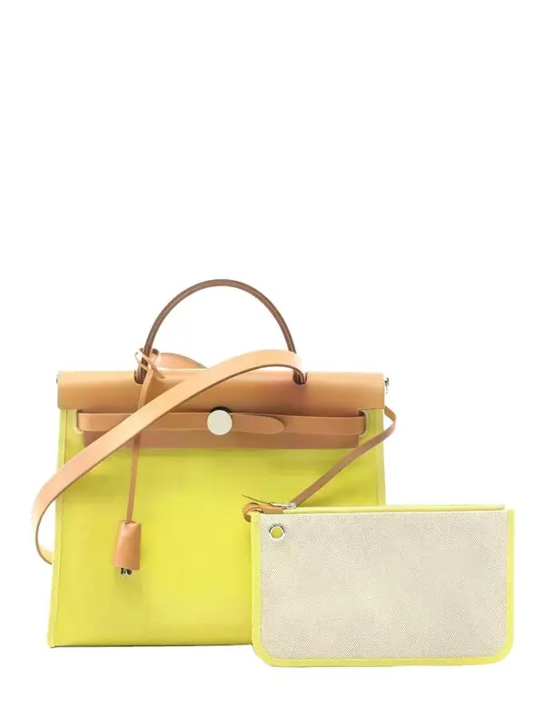 Hermès Herbag Pm Tote Bag - Yellow