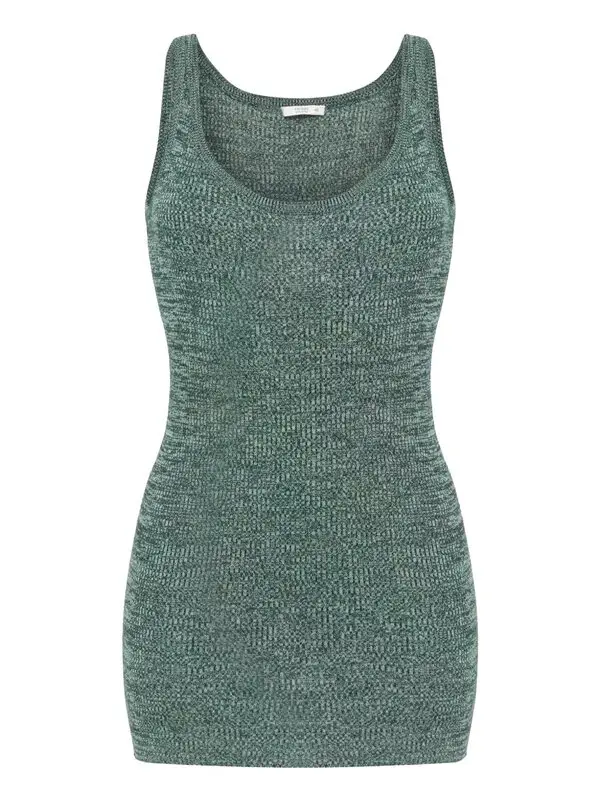 Prada 2000 Knitted Tank Top - Green