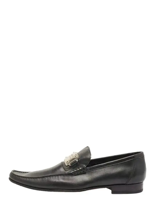 Dolce & Gabbana Leather Loafers - Black