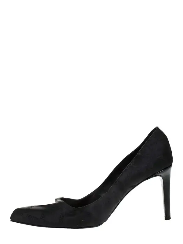 Versace 90mm Pointed Toe Pumps - Black