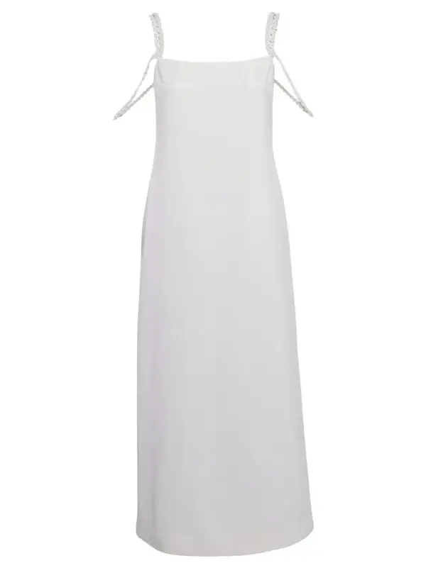 Alexis Sleeveless Midi Dress - White