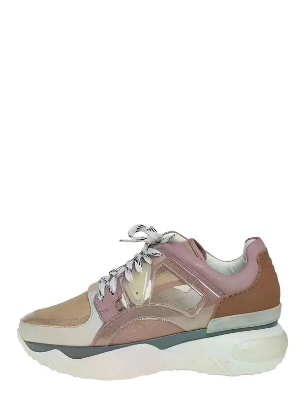 Fendi Panelled Sneakers - Pink