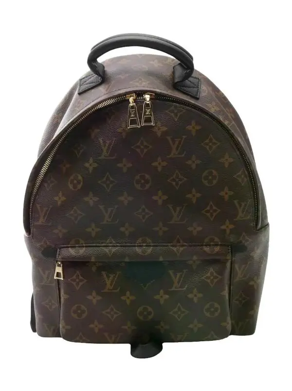 LOUIS VUITTON 2016 Palm Springs Mm Monogram Backpack - Brown