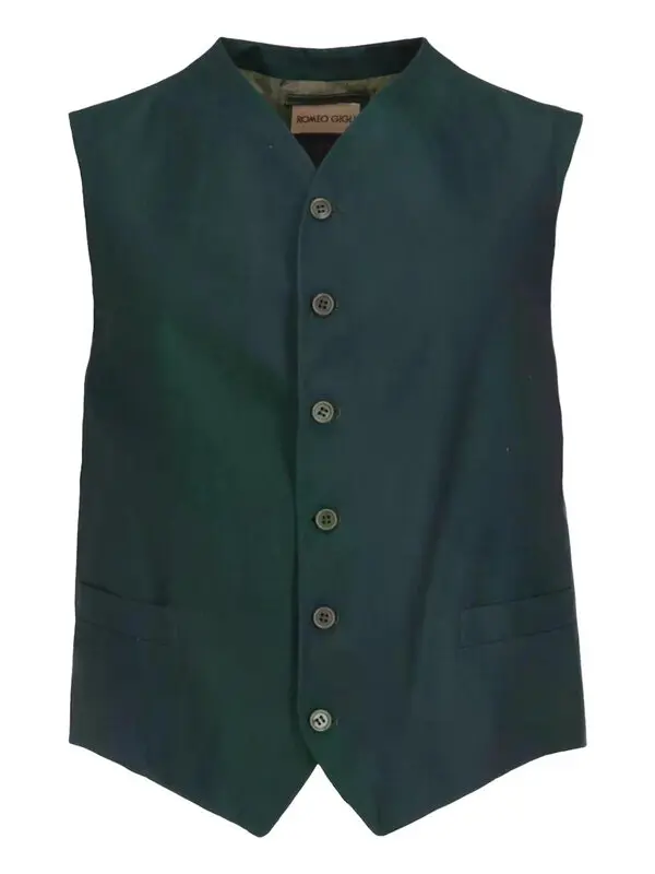 ROMEO GIGLI Cotton Waistcoat - Green