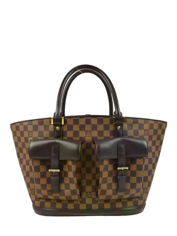 LOUIS VUITTON Manosque Gm Tote Bag - Brown
