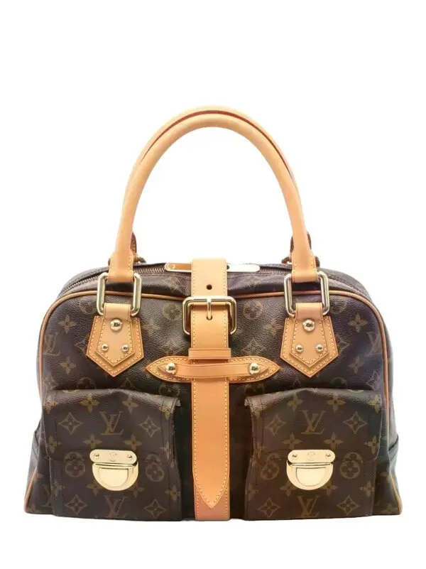 LOUIS VUITTON 2007 Manhattan Gm Monogram Canvas Handbag - Brown