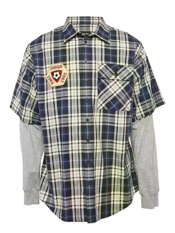 Dsquared2 Tartan Shirt - Blue