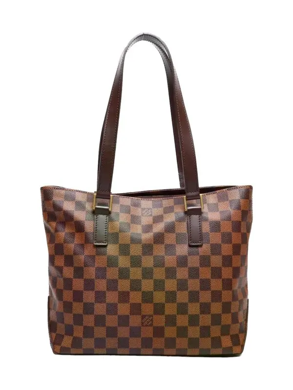 LOUIS VUITTON 2004 Cabas Piano Tote Bag - Brown