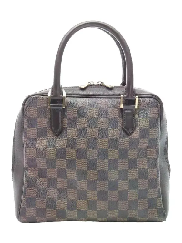LOUIS VUITTON 2001 Brera Leather Tote Bag - Brown