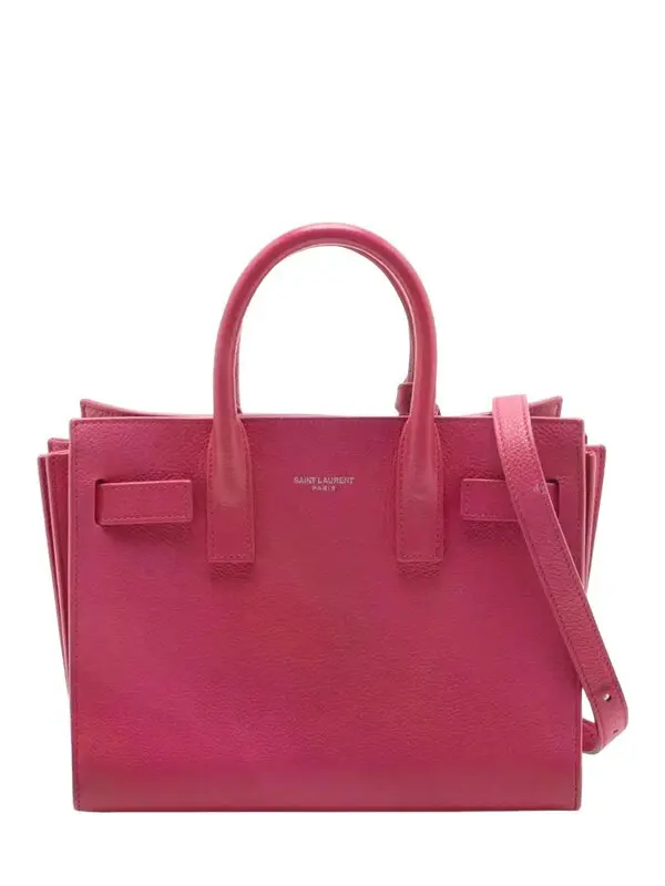 Saint Laurent Sac De Jours Handbag - Pink