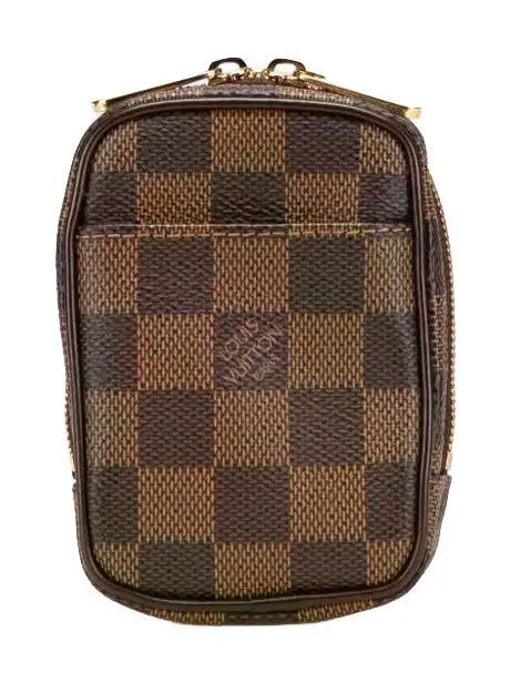 LOUIS VUITTON 2007 Damier Ebene Etui Okapi Pm - Brown