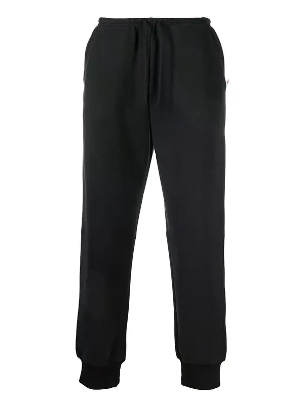 WALTER VAN BEIRENDONCK Straight Leg Sweatpants - Black