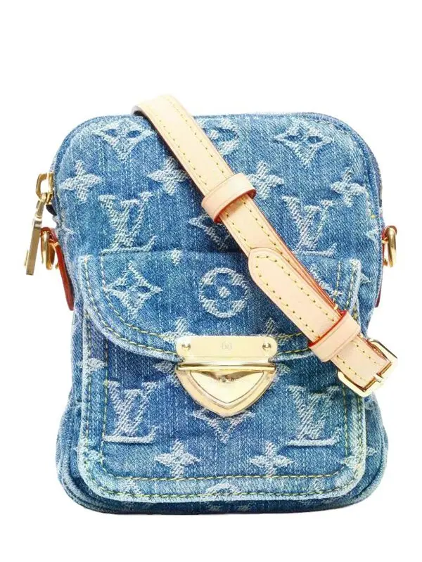 LOUIS VUITTON 2021-2025 Remix Fairfax Monogram Shoulder Bag - Blue