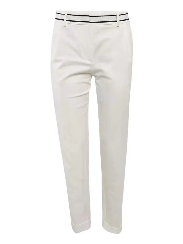 Dior Gabardine Trousers - White