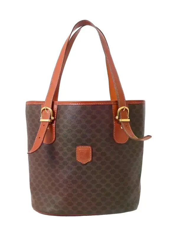 Celine 1995 Macadam Monogram Tote Bag - Brown