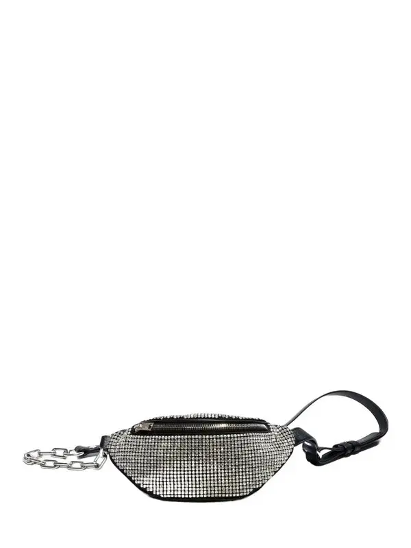 ALEXANDER WANG Rhinestone Belt Bag - Black